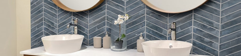 Shop Glass Pencil Liner Tiles | Pebble Tile Shop