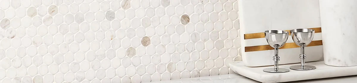 Buy Moon Sliced Mosaic Tiles Online | Pebble Tile Shop