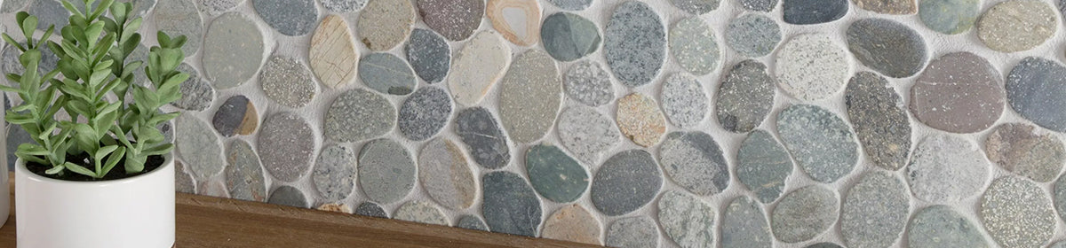 Shop Pebble Stone Mosaic Tile | Pebble Tile Shop