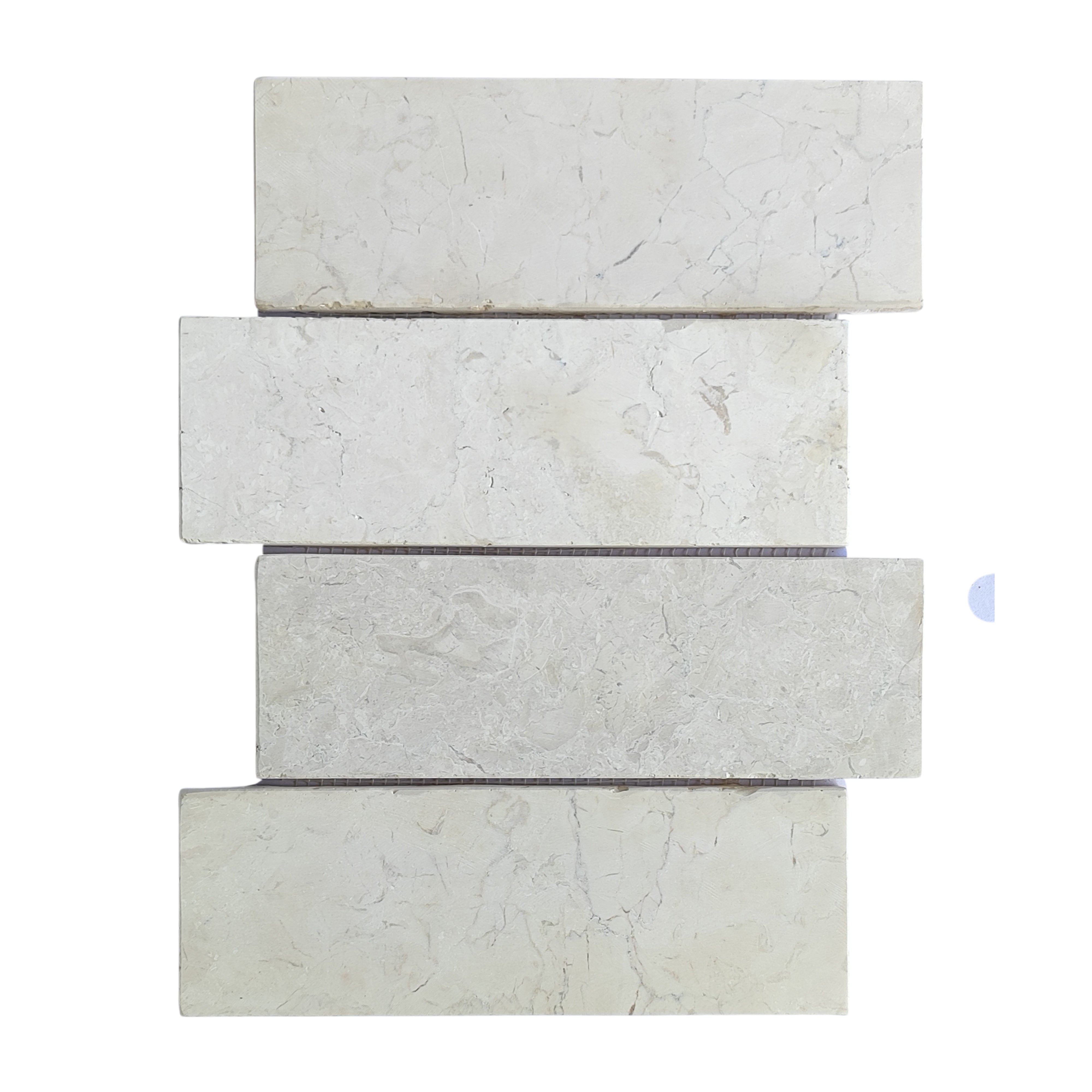 White Subway 3x9 Marble Mosaic Tile | Subway Mosaic Tile | Pebble Tile Shop