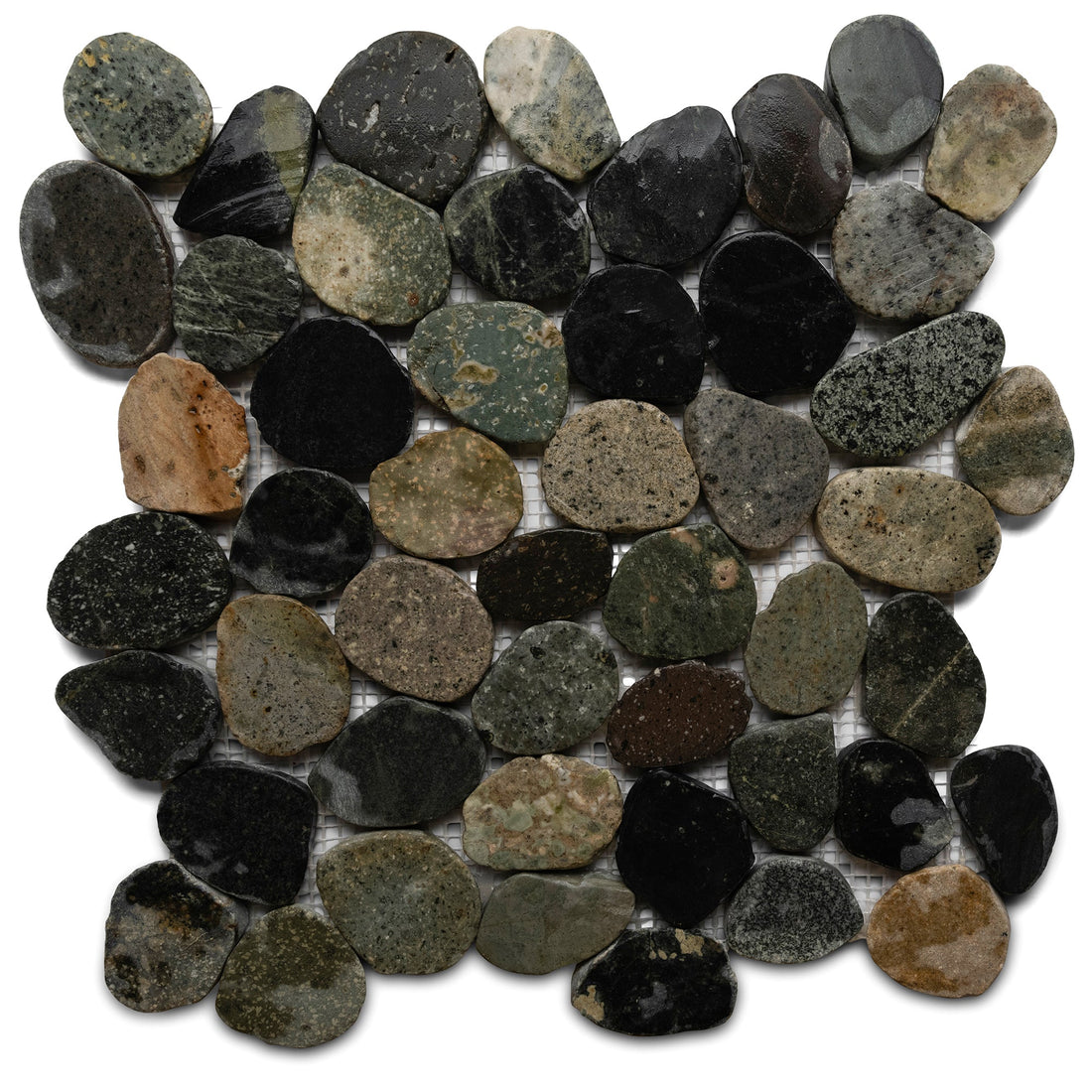 Sliced Bali Ocean Pebble Tiles | Pebble Tile Shop